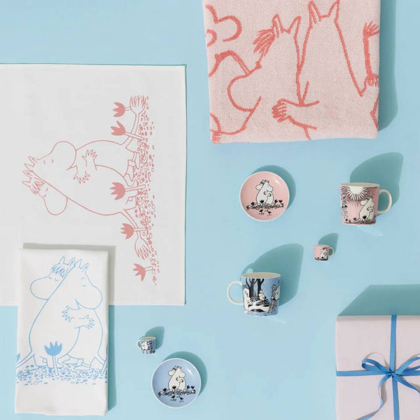 Moomin Pink Love Mini Plate 10.5 cm - The Official Moomin Shop - United Kingdom