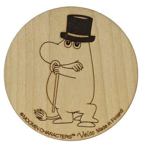 Wooden Coaster Moominpappa The Official Moomin Shop United Kingdom