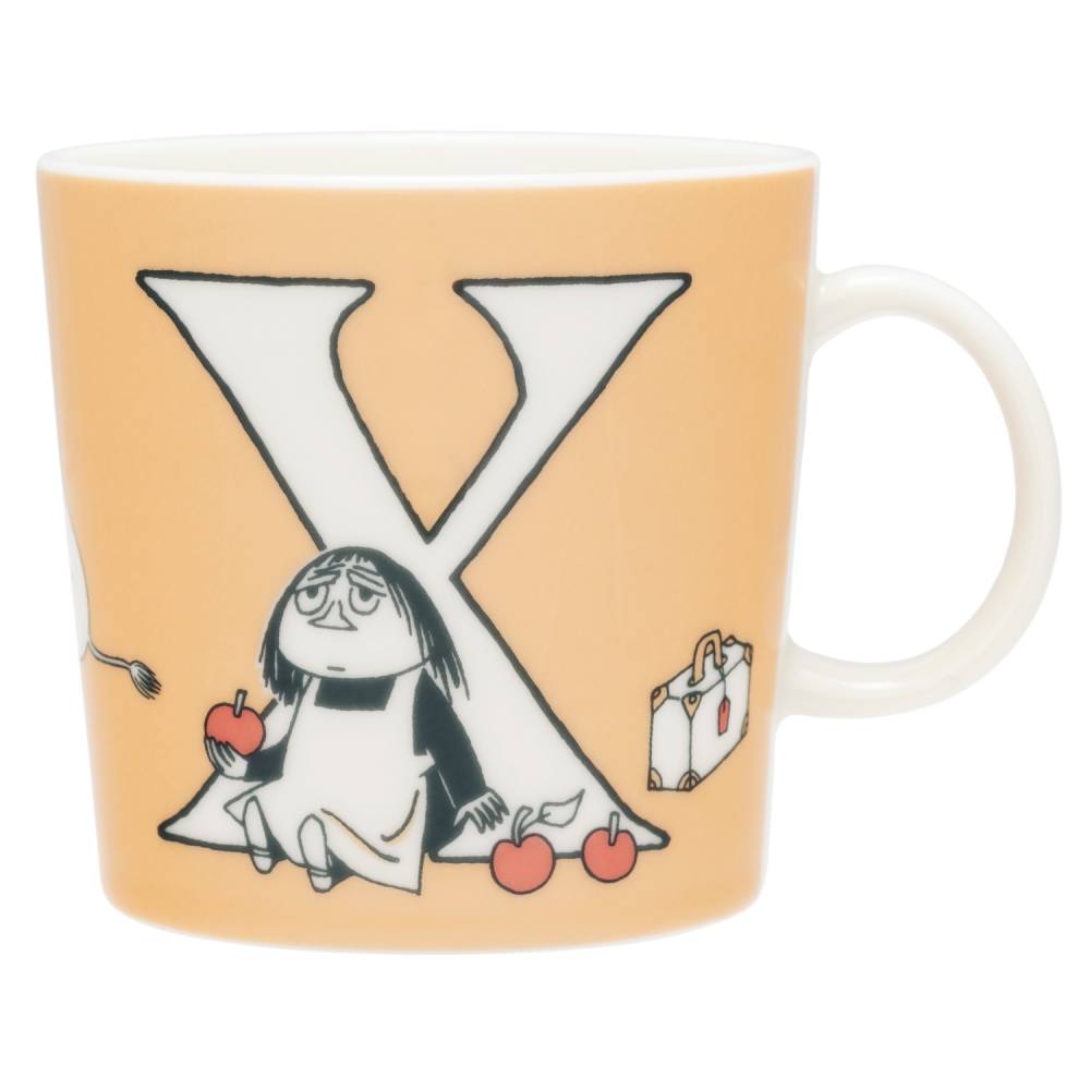 Moomin Mug 0.4 L ABC Letter X - The Official Moomin Shop - United Kingdom