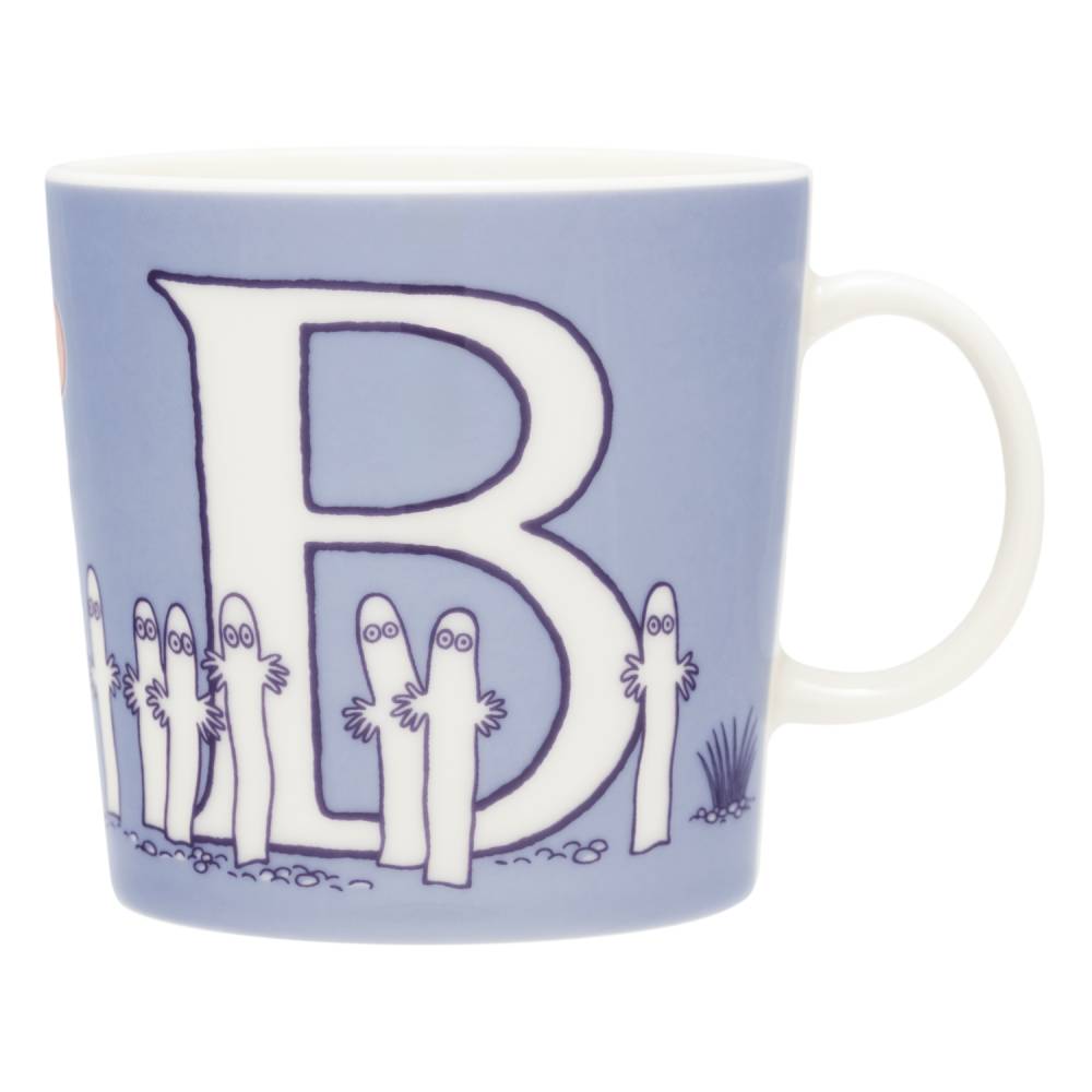 Moomin Mug 0.4 L ABC Letter B - The Official Moomin Shop - United Kingdom