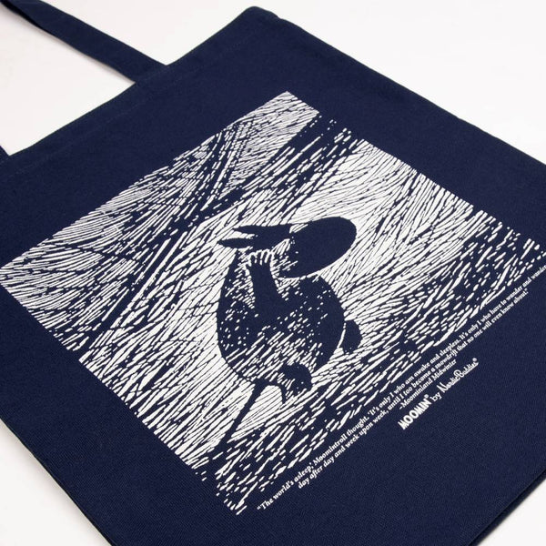 Tote Bag Moomintroll Dark Blue - The Official Moomin Shop - United Kingdom