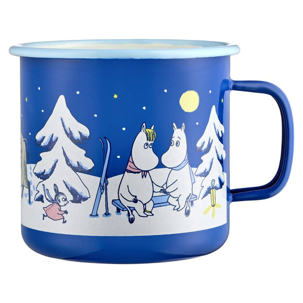 Moomin Enamel Mug 8 dl Starry Night - The Official Moomin Shop - United ...