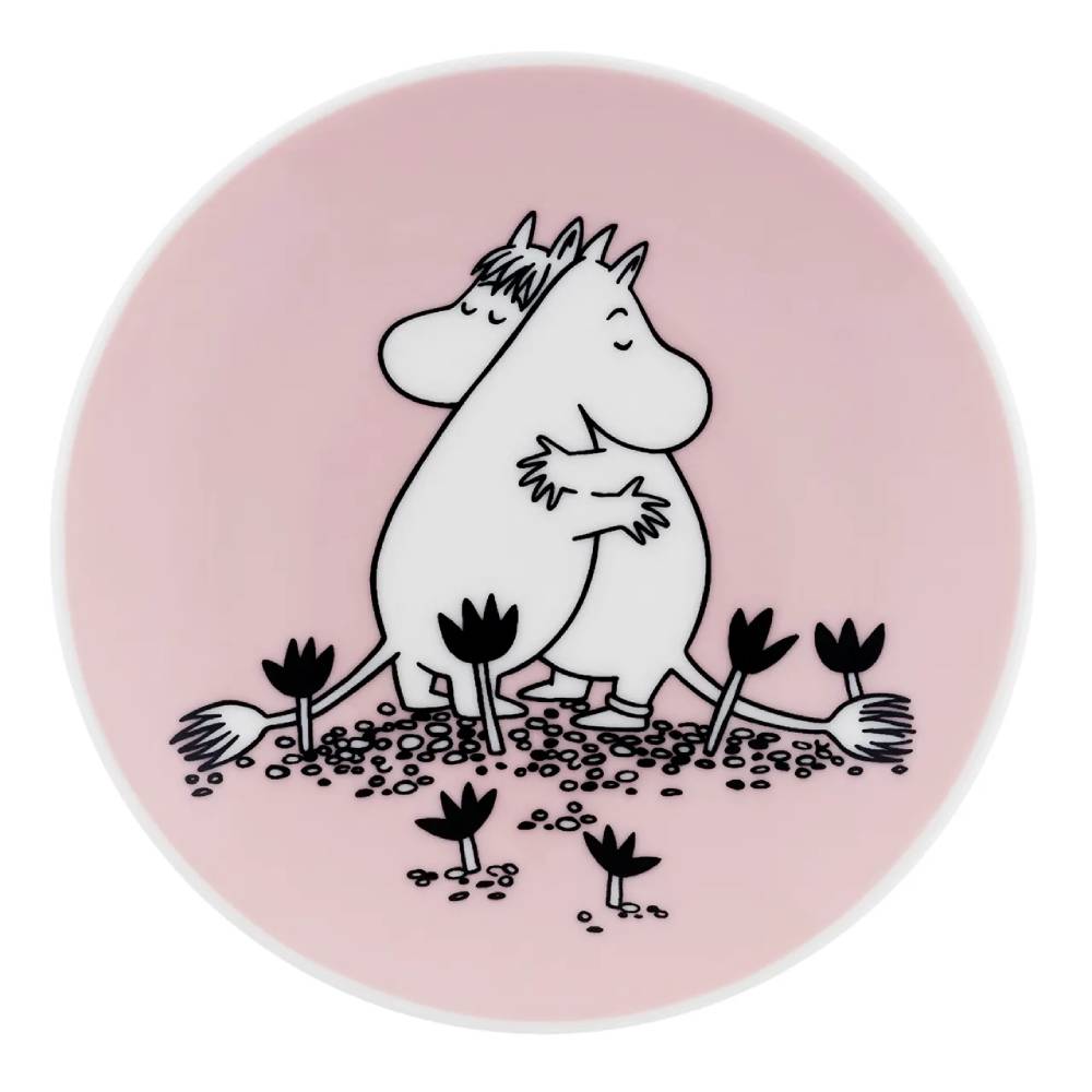 Moomin Pink Love Mini Plate 10.5 cm - The Official Moomin Shop - United ...