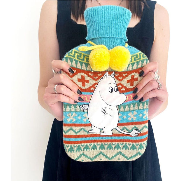 Moomin Hot Water Bottle Fair Isle - The Official Moomin Shop - United ...