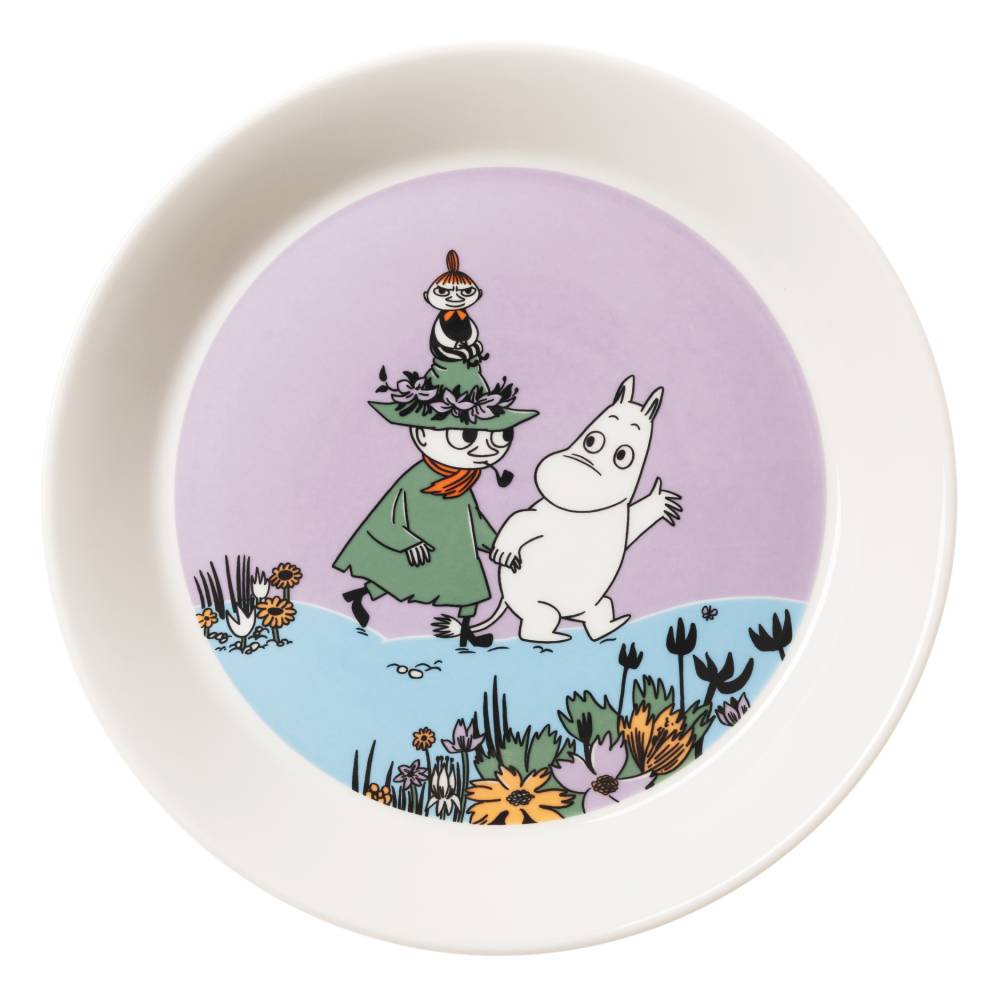 Moomin Friends Forever Plate 19 cm - The Official Moomin Shop - United ...