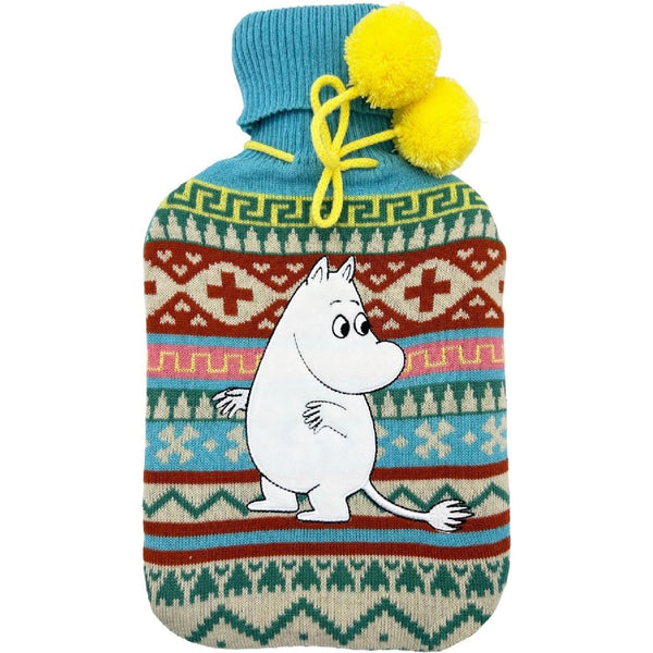 Moomin Hot Water Bottle Fair Isle - The Official Moomin Shop - United ...