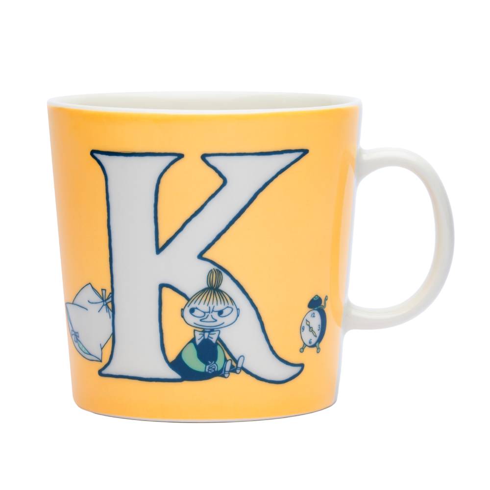 Moomin mug 0.4 L ABC Letter K - The Official Moomin Shop - United Kingdom