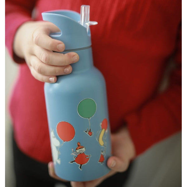 Moomin Festivities Water Bottle Blue - The Official Moomin Shop ...