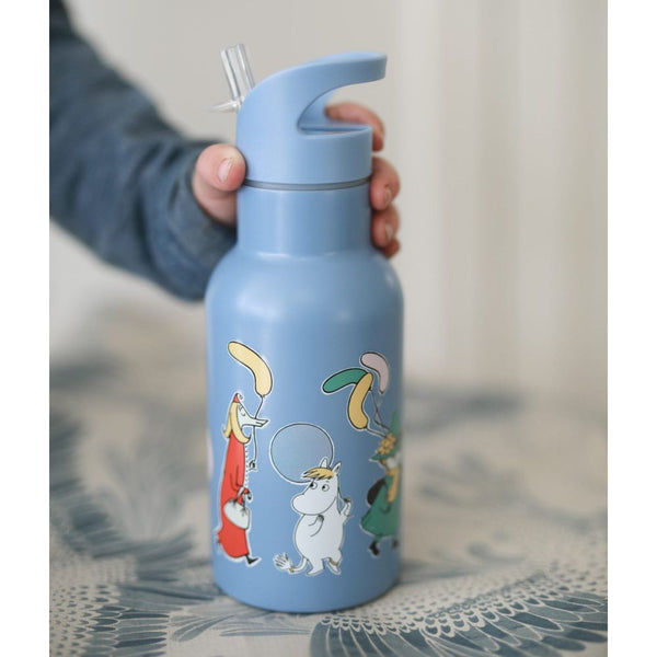 Moomin Festivities Water Bottle Blue - The Official Moomin Shop ...