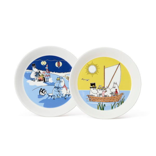 Moomin Collector's Edition Plates 2-pack 2024: Bonfire & Sailing - The ...