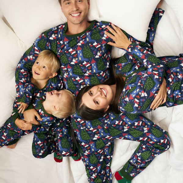 Moomin Bustling Baby Pyjamas Dark Blue - The Official Moomin Shop ...