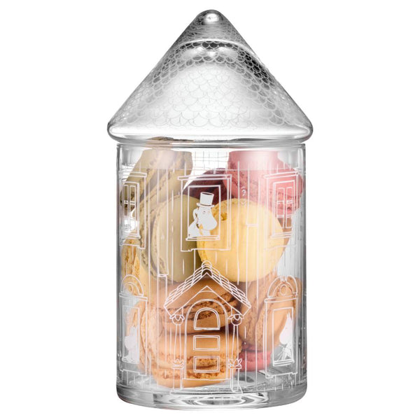 Moomin Glass Jar 18.5 cm Moominhouse - The Official Moomin Shop ...