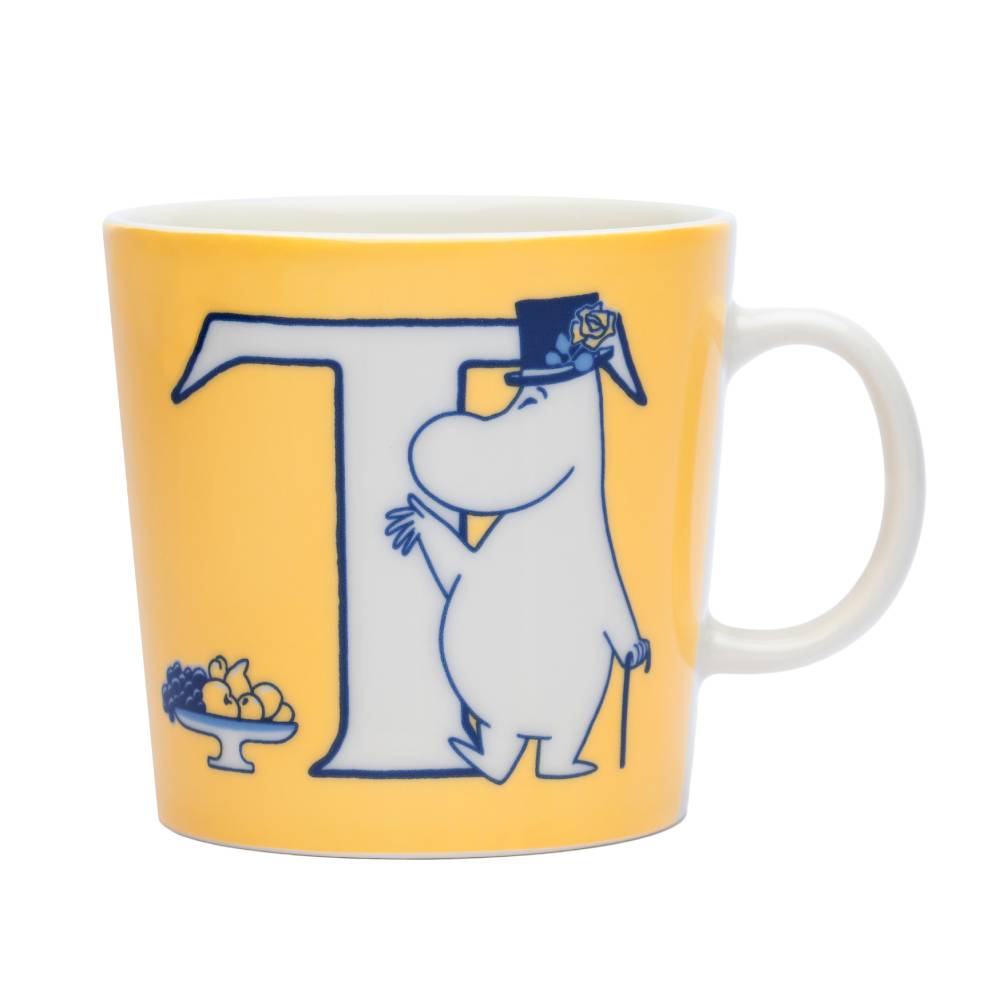 Moomin Mug 0.4 L ABC Letter T - The Official Moomin Shop - United Kingdom