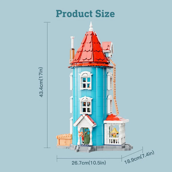 Moominhouse Building Block Model 43 cm - The Official Moomin Shop ...