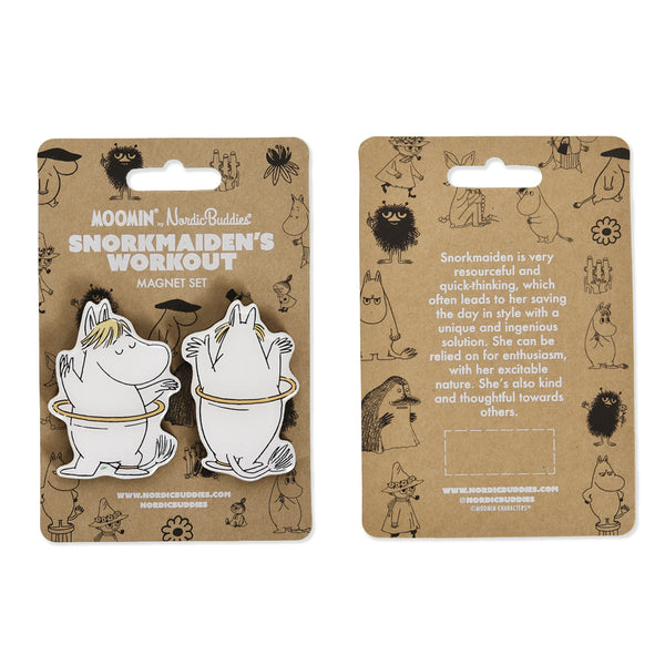 Magnet Snorkmaiden Workout 2 pcs - The Official Moomin Shop - United ...