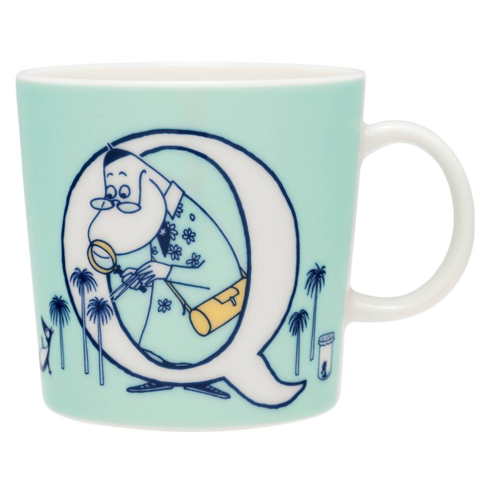 Moomin Mug 0.4 L ABC Letter Q - The Official Moomin Shop - United Kingdom