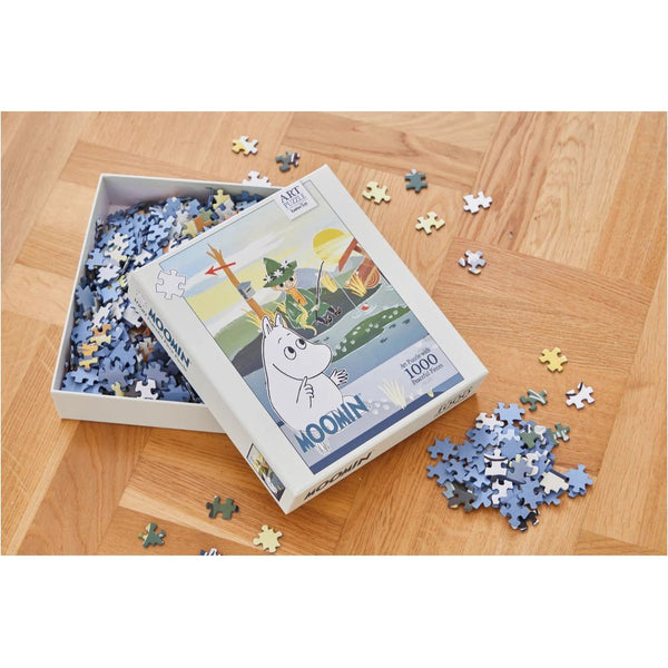 Moomin Art Puzzle 1000 pcs Moomins on bridge - The Official Moomin Shop ...