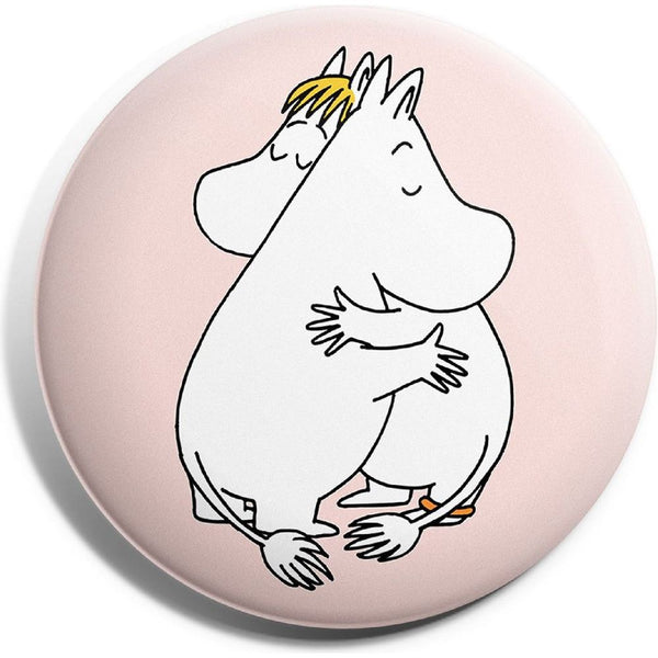 Button Badge Hugs Pink - The Official Moomin Shop - United Kingdom