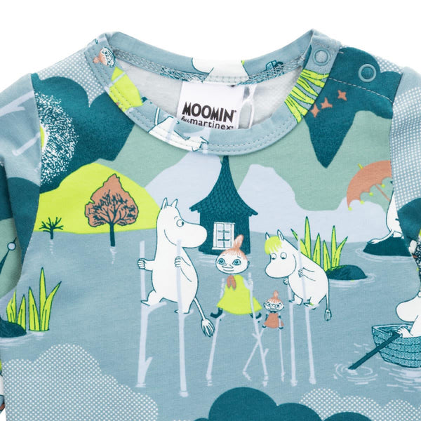 Deluge Bodysuit Blue - The Official Moomin Shop - United Kingdom