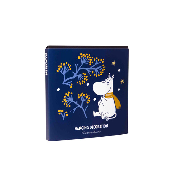 First Snow Hanging Decoration Moomintroll Gold - The Official Moomin ...