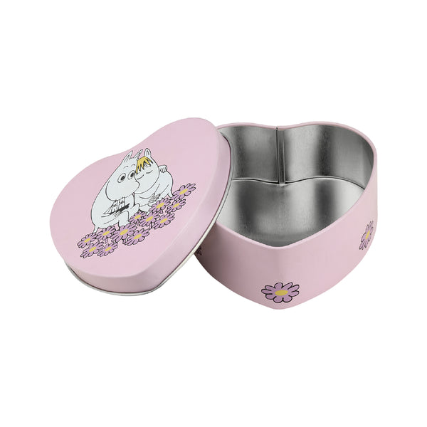 Moomin Heart Shaped Tin Together 10 x 10 cm - The Official Moomin Shop ...