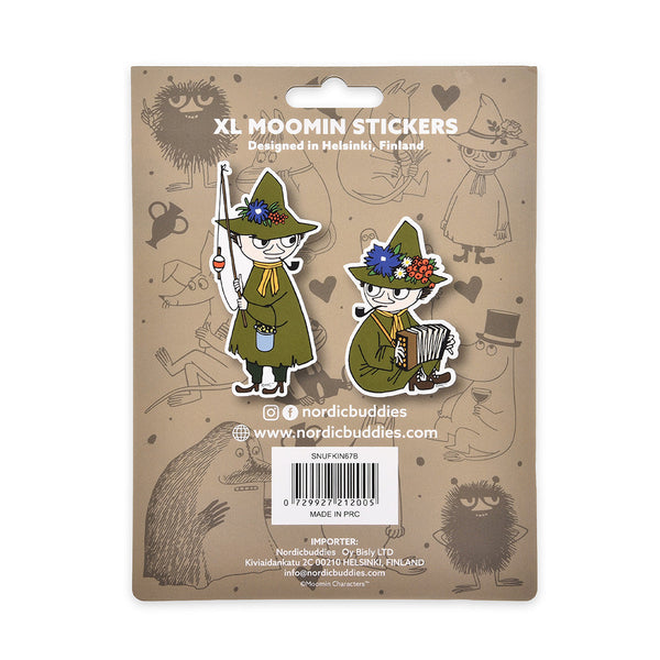 Snufkin XL Stickers 2 pcs - The Official Moomin Shop - United Kingdom
