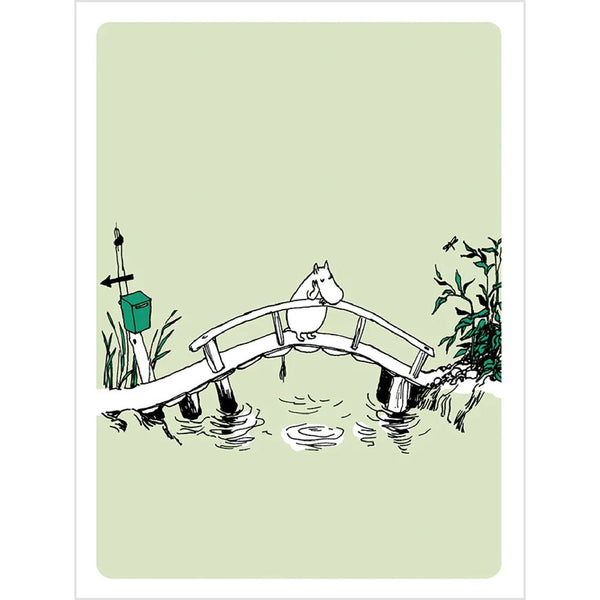 Moomin Greeting Card Moomin On The Bridge - The Official Moomin Shop ...