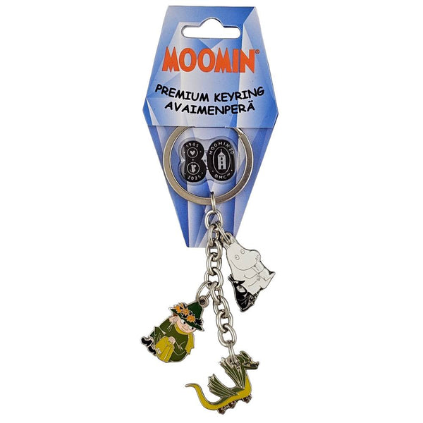 Moomin 80 Moomintroll, Snufkin, Shadow And The Last Dragon Metal Keyri ...