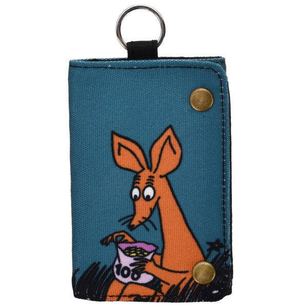 Canvas Wallet Sniff Blue - The Official Moomin Shop - United Kingdom