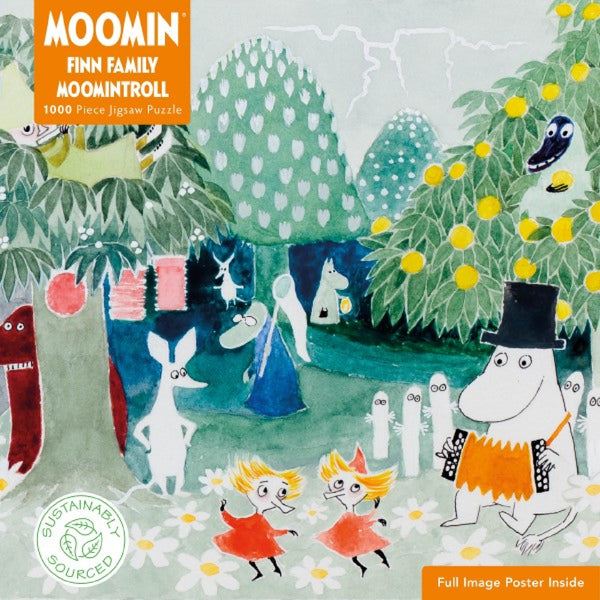 Moomin Jigsaw Puzzle 1000 pieces Finn Family Moomintroll - The Official ...