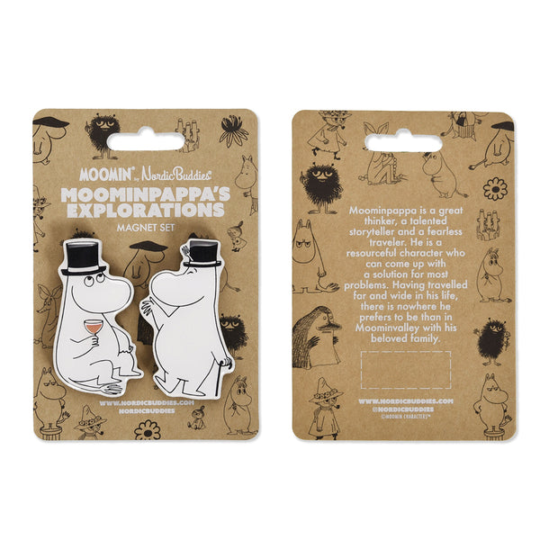 Magnet Moominpappa Explorations 2 pcs - The Official Moomin Shop ...