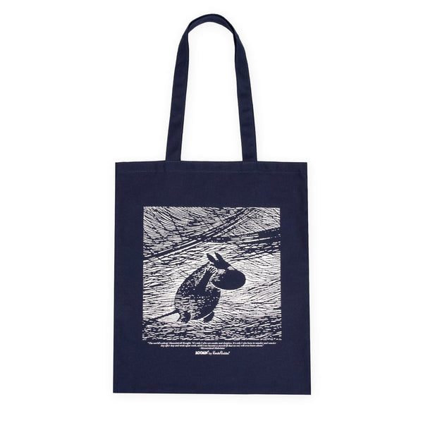 Tote Bag Moomintroll Dark Blue - The Official Moomin Shop - United Kingdom