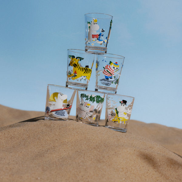 Moomin Glass 22 cl Going on a Vacation - The Official Moomin Shop ...