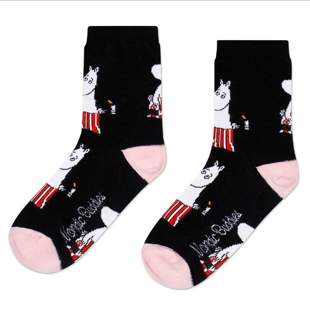 Moomin Socks Moominmamma and Candle Black - The Official Moomin Shop ...