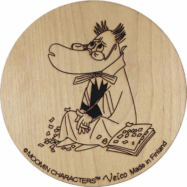Wooden Coaster Hemulen And Stamps - The Official Moomin Shop - United ...