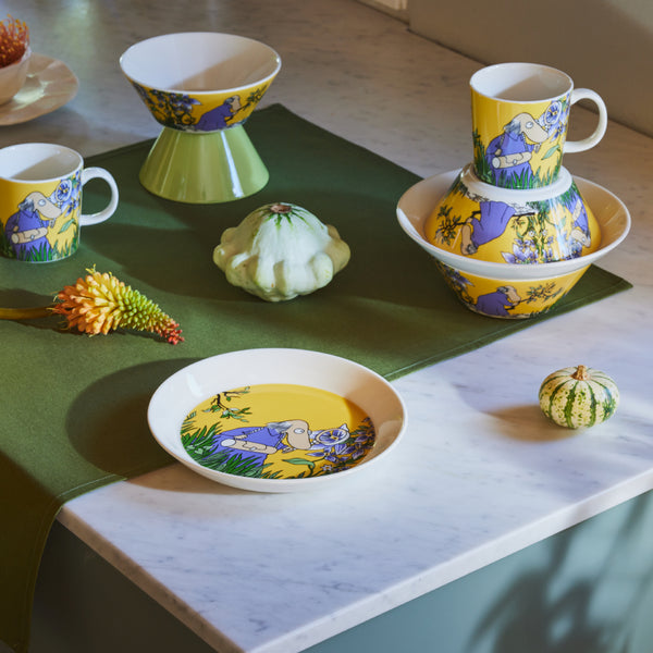 Moomin Plate Hemulen Yellow - The Official Moomin Shop - United Kingdom