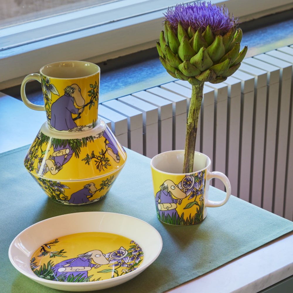 Moomin Plate Hemulen Yellow - The Official Moomin Shop - United Kingdom