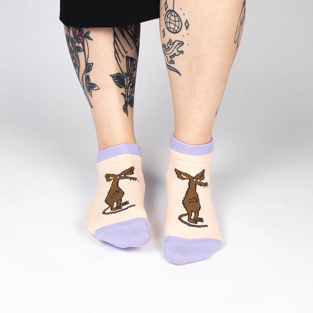 Ladies beige ankle socks store