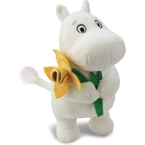 Moomin Standing With Daffodil Plush Toy - The Official Moomin Shop ...