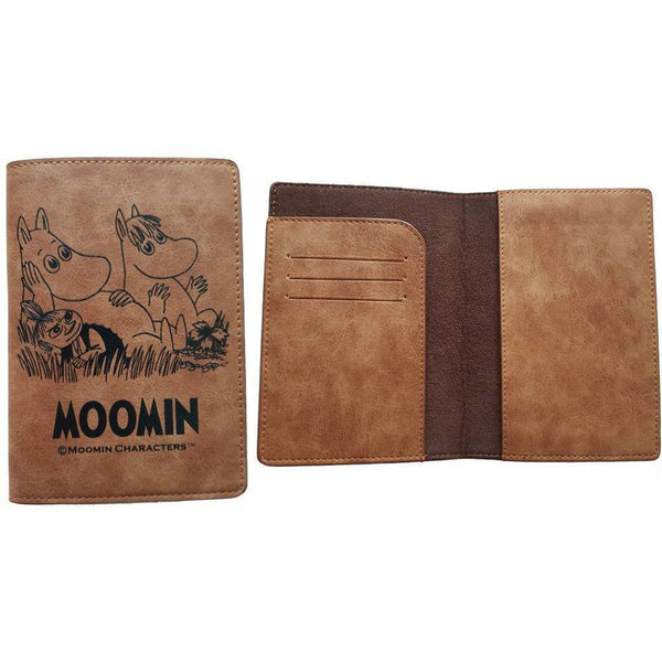 Moomin Passport Holder / Travel Wallet Brown - The Official Moomin Shop ...