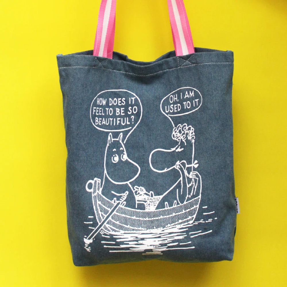Denim Tote Bag So Beautiful - The Official Moomin Shop - United Kingdom