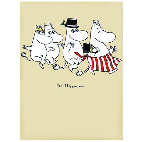 Greeting Card Family Dancing - The Official Moomin Shop - United Kingdom