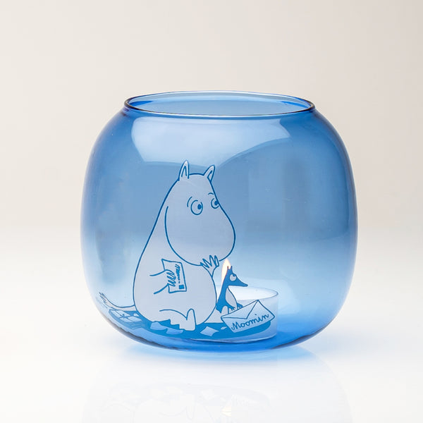 Candle Holder Moomintroll Blue - The Official Moomin Shop - United Kingdom