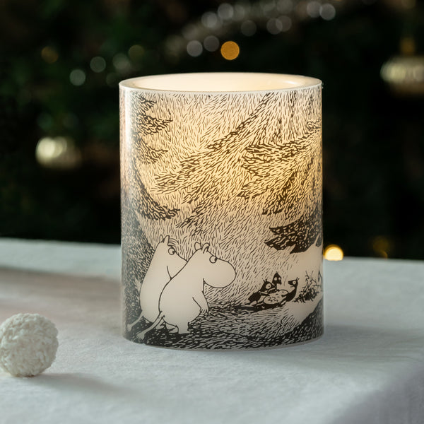 Moomin LED Candle Under The Trees 12.5 cm - The Official Moomin Shop ...