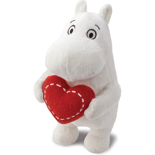 Moomin Standing With Heart Plush Toy - The Official Moomin Shop ...