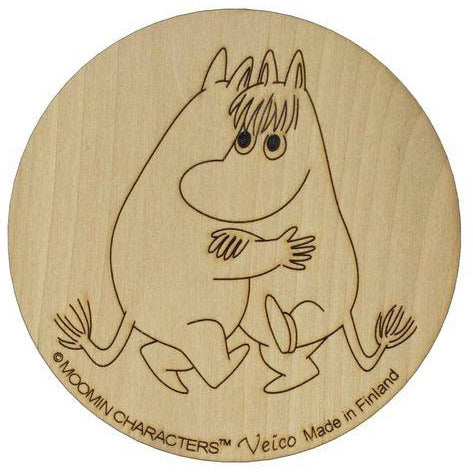 Wooden Coaster Moomintroll and Snorkmaiden Dancing - The Official ...
