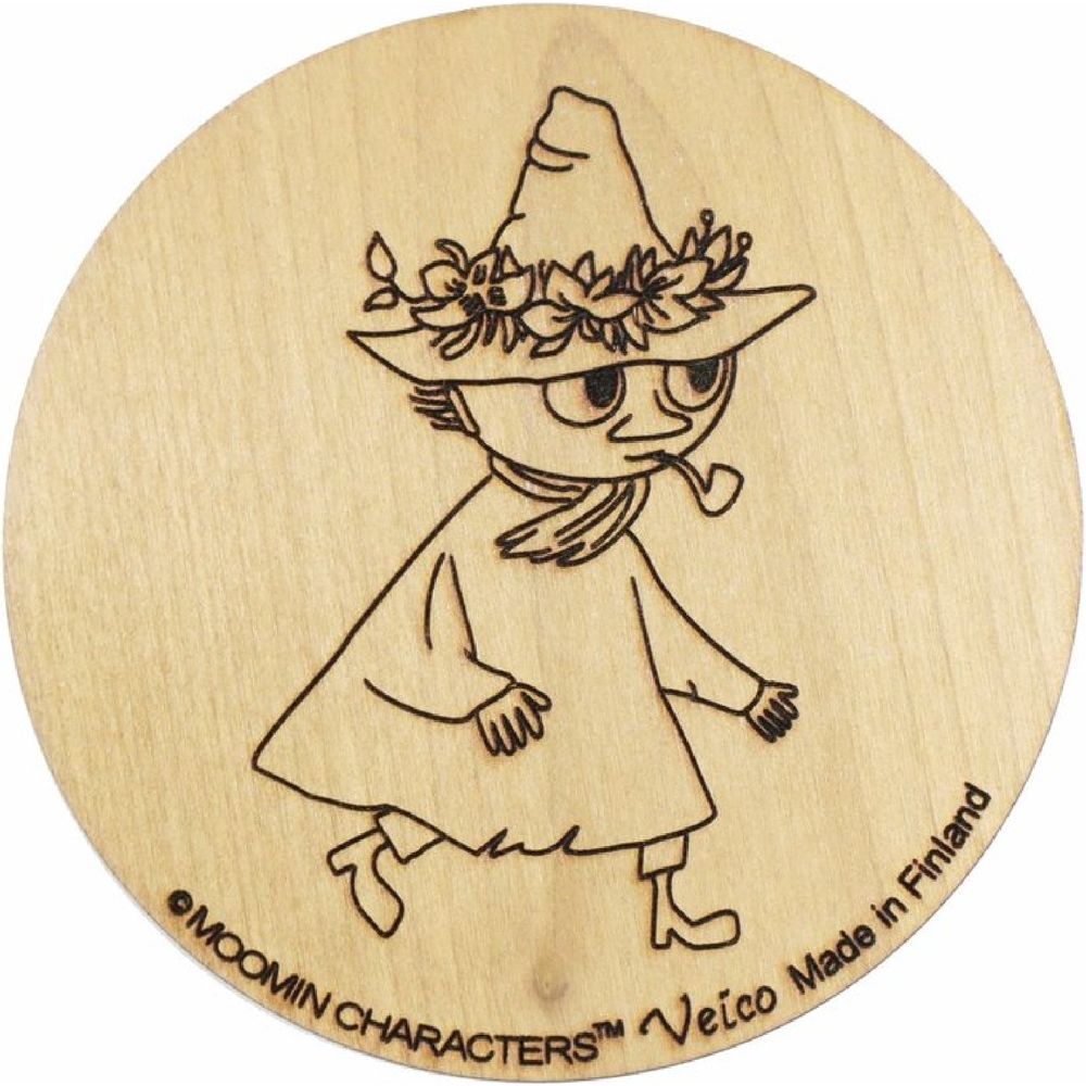 Wooden Coaster Snufkin Walking - The Official Moomin Shop - United Kingdom