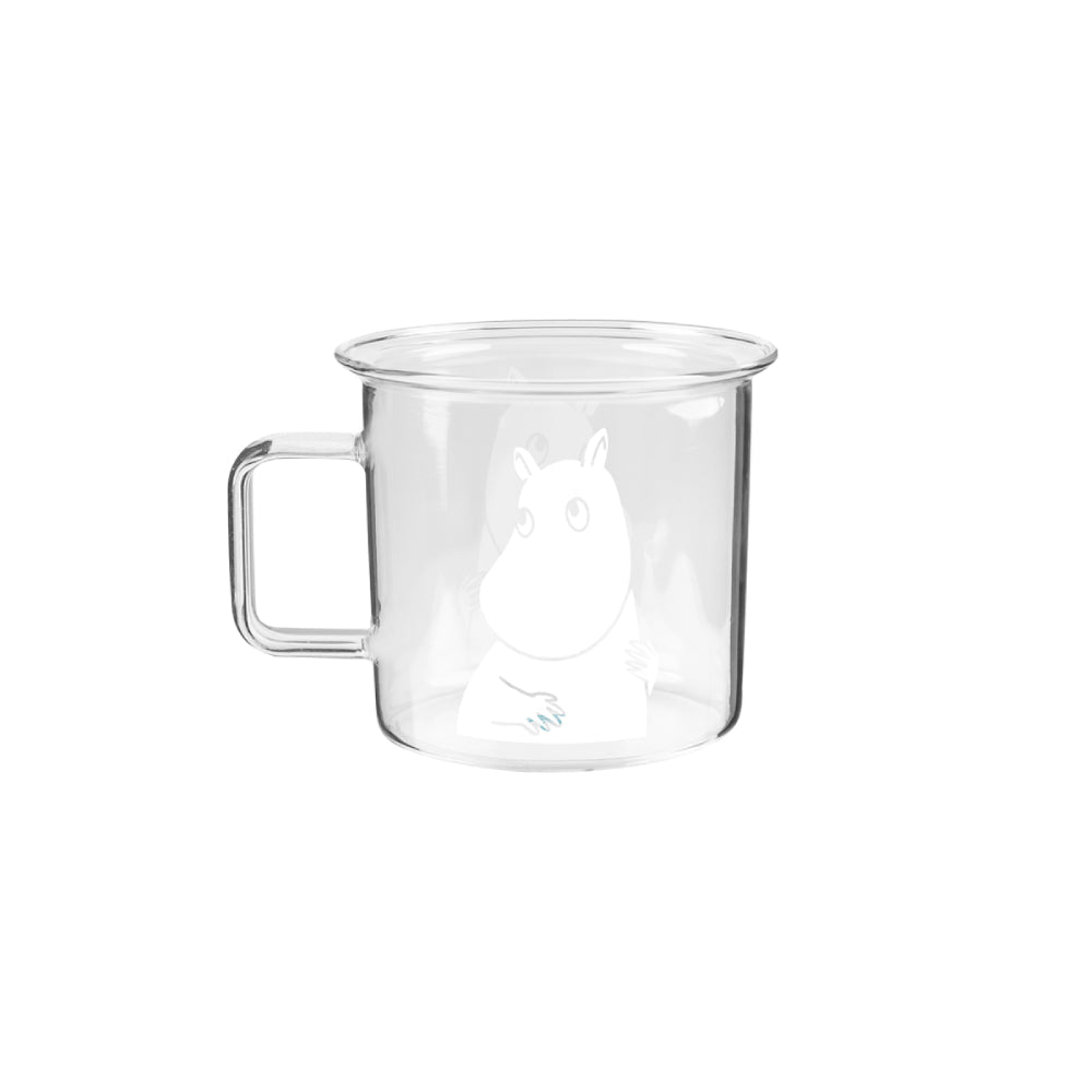 Moomin Glass Mug Clear Moomintroll - The Official Moomin Shop - United ...
