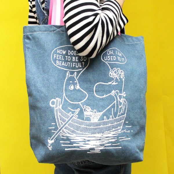 Denim Tote Bag So Beautiful - The Official Moomin Shop - United Kingdom