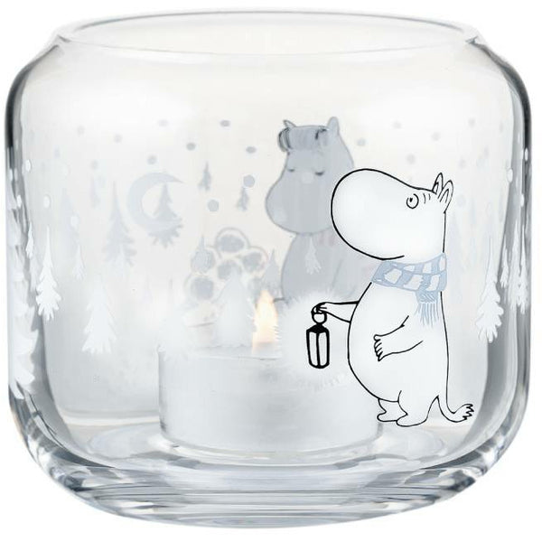 Tealight holder Snowfall - The Official Moomin Shop - United Kingdom